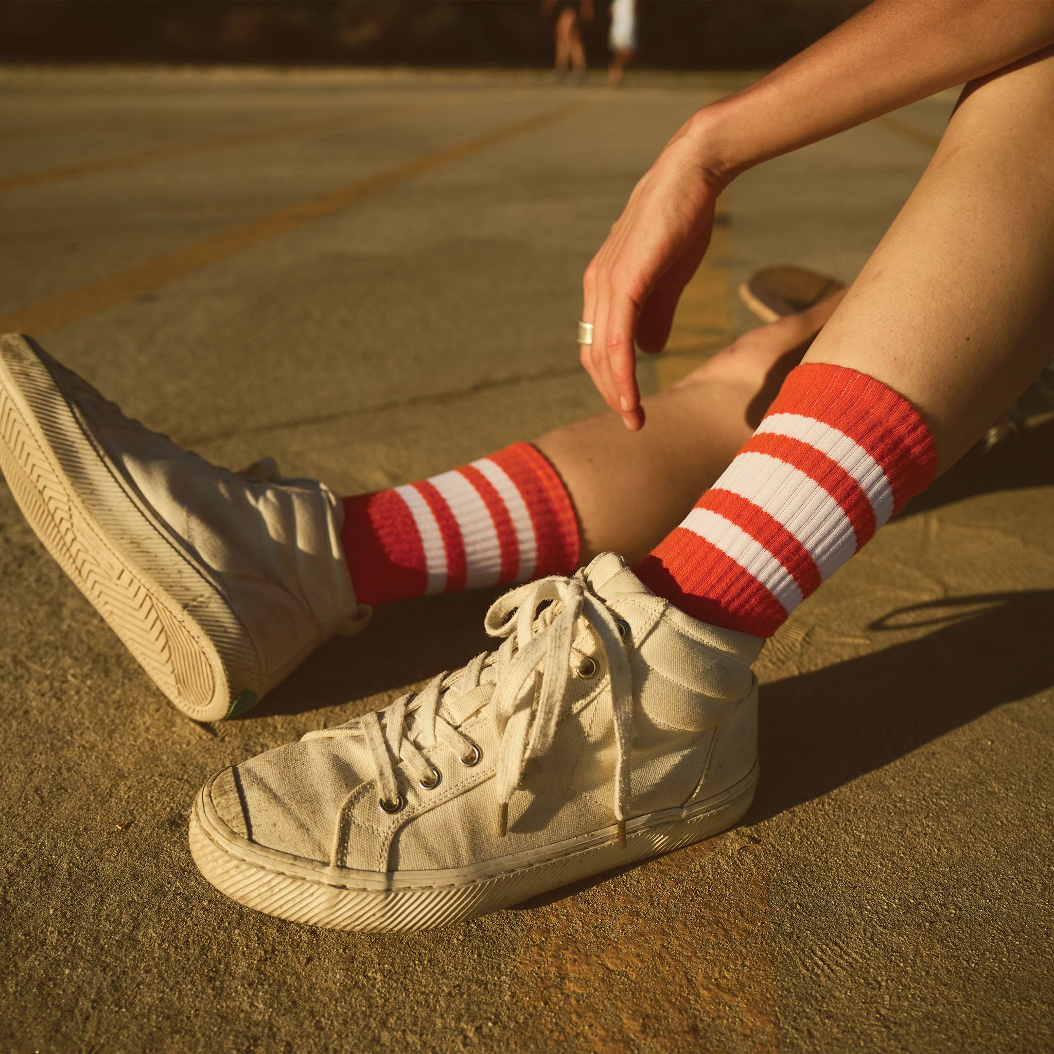 Striped Socks for Embroidery Projects | SOCCO®