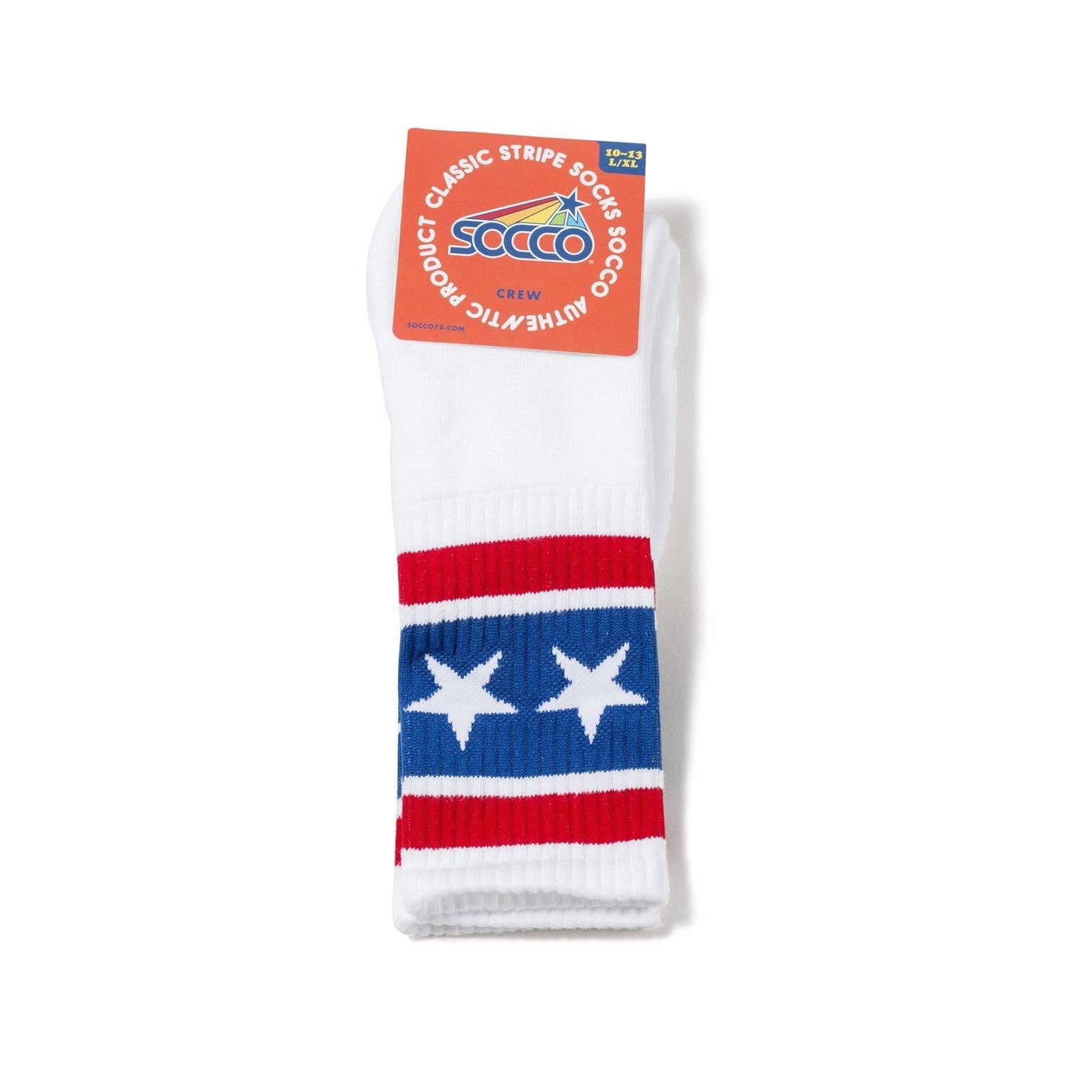 Stars & Stripes Socks | Retro Comfort | SOCCO USA-Made Socks – SOCCO®